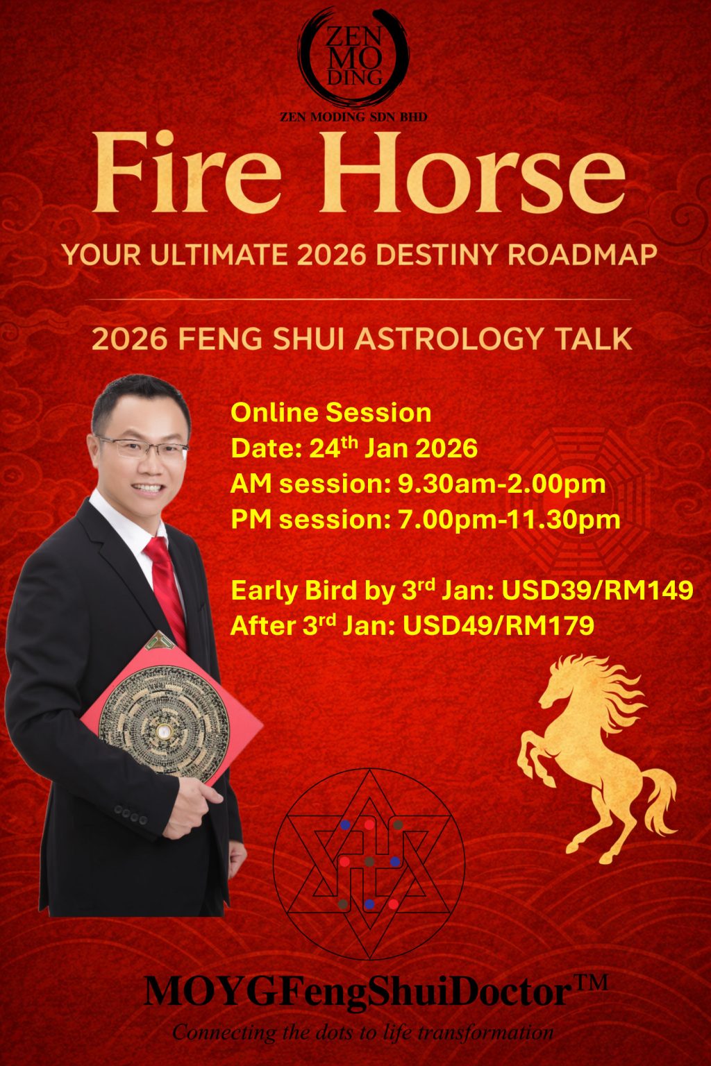 Fire Horse 赤马 (Bing Wu 丙午) Feng Shui Astrology (Online Edition ...